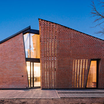 Foto e Idee per Facciate di case - facciata di una casa rustica con ...