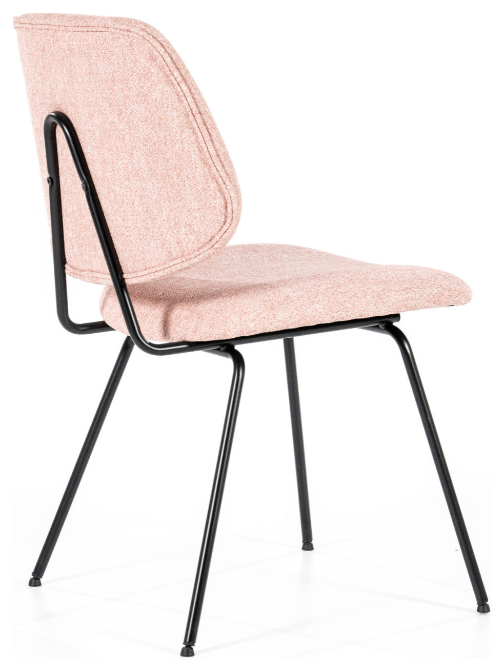 Pink Fletcher Dining Chair, Eleonora Lynn - Midcentury - Dining Chairs ...