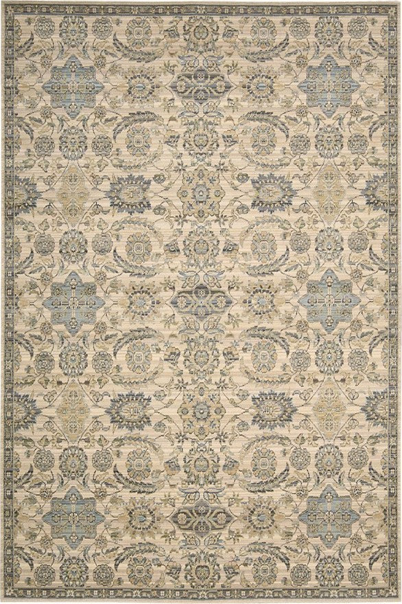 Nourison Timeless Beige Area Rug 5'6"x8', 9'9"x13' - Traditional - Area ...