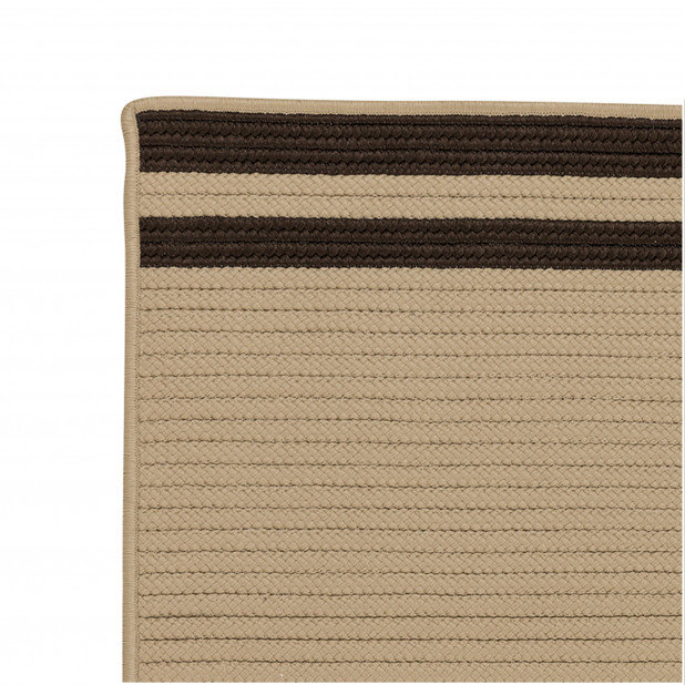 Colonial Mills Rug Denali End Stripe Mink Rectangle, 4x6 - Contemporary ...