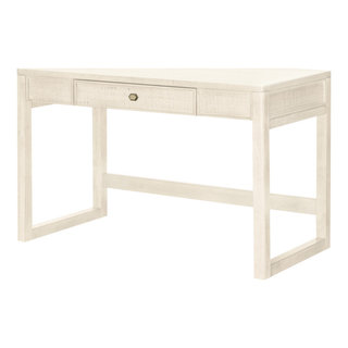 Sawyer White Cane Desk - Tropical - Desks And Hutches - by Legacy ...