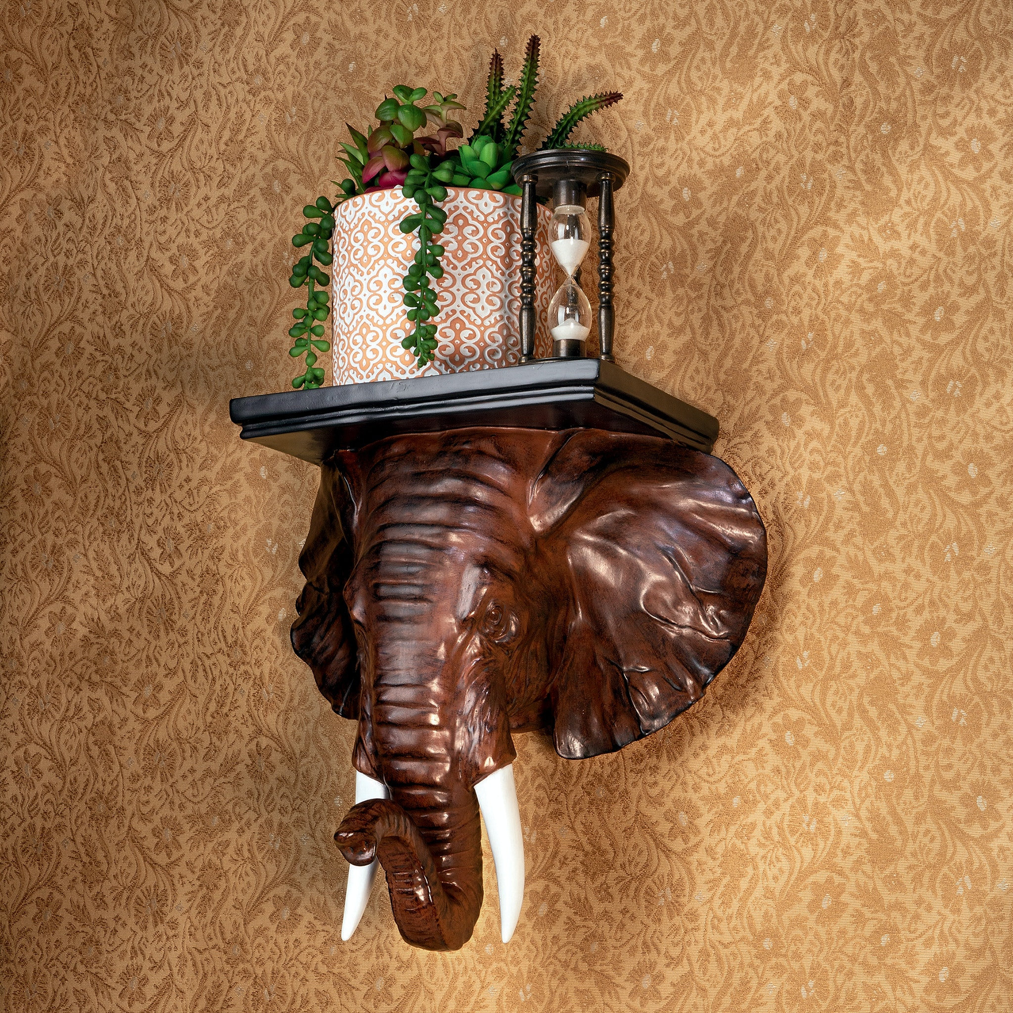 Elephant Wall Shelf Sconce - Contemporary - Wall Sconces - by Design ...