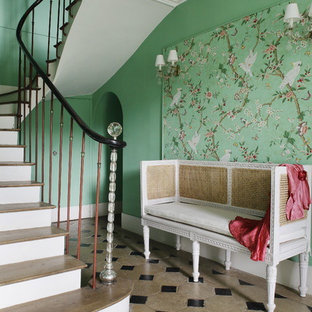 75 Beautiful Green Foyer Pictures & Ideas | Houzz