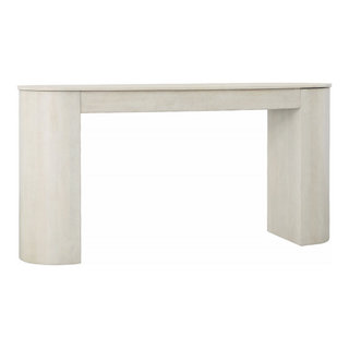 Clara Console Table, White - Transitional - Console Tables - by Karina ...