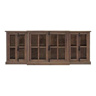 French Casement Media Console - Transitional - Entertainment Centers ...