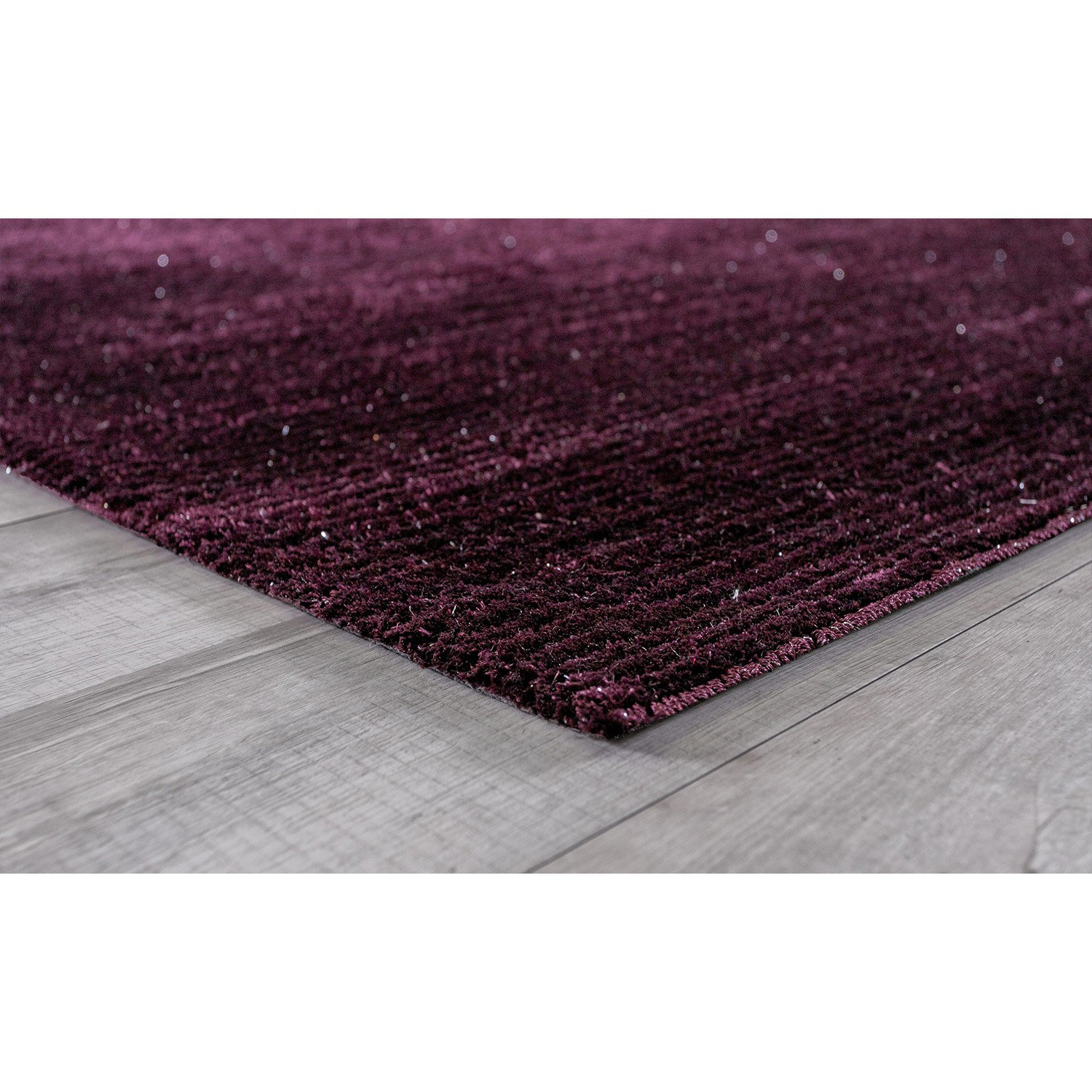 8" x 10" Resin Purple Modern Shimmery Area Rug - Contemporary - Area ...