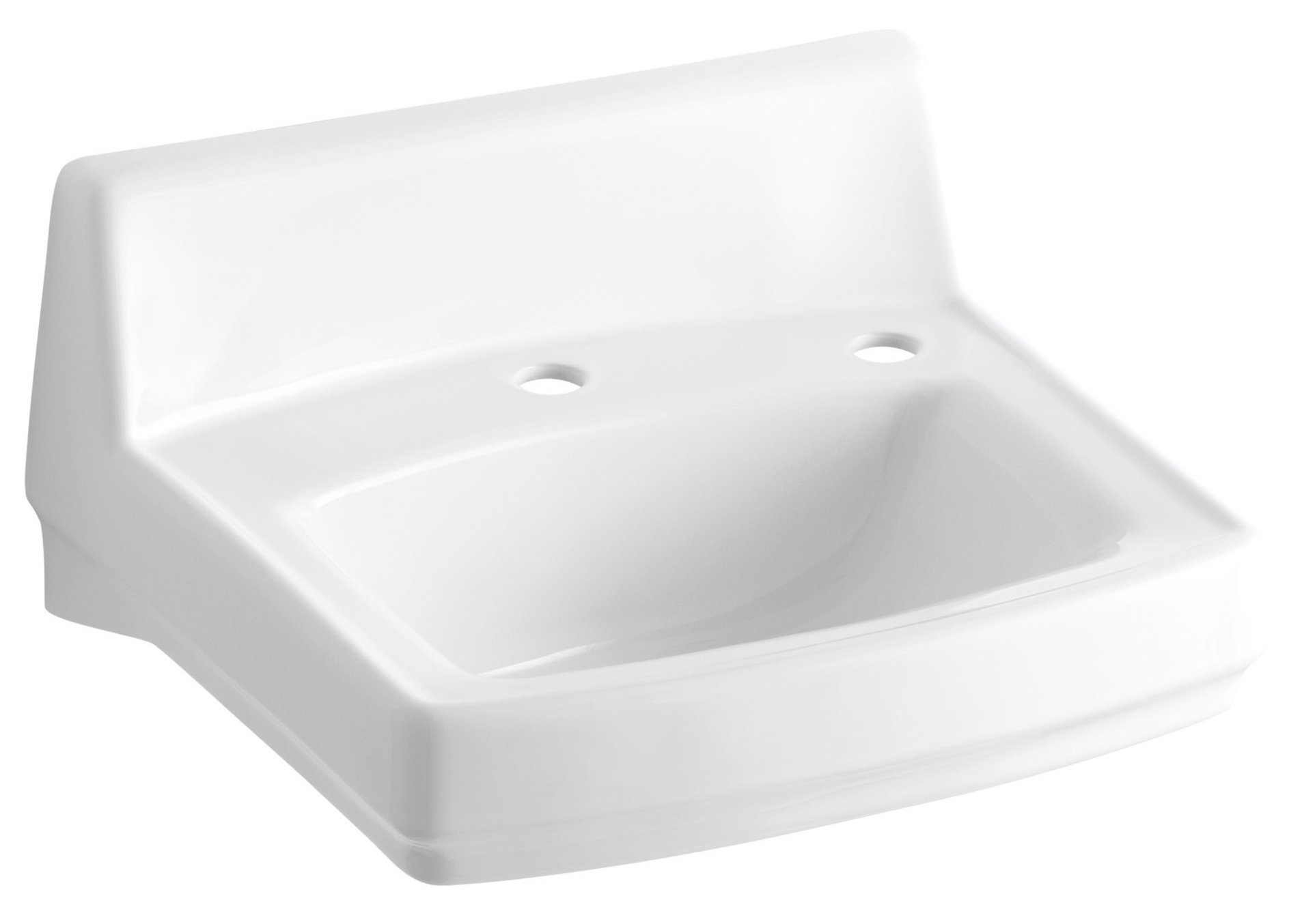 Kohler K-2031-R Greenwich 15" Wall Mounted Bathroom Sink - Contemporary - Bathroom Sinks - by ...