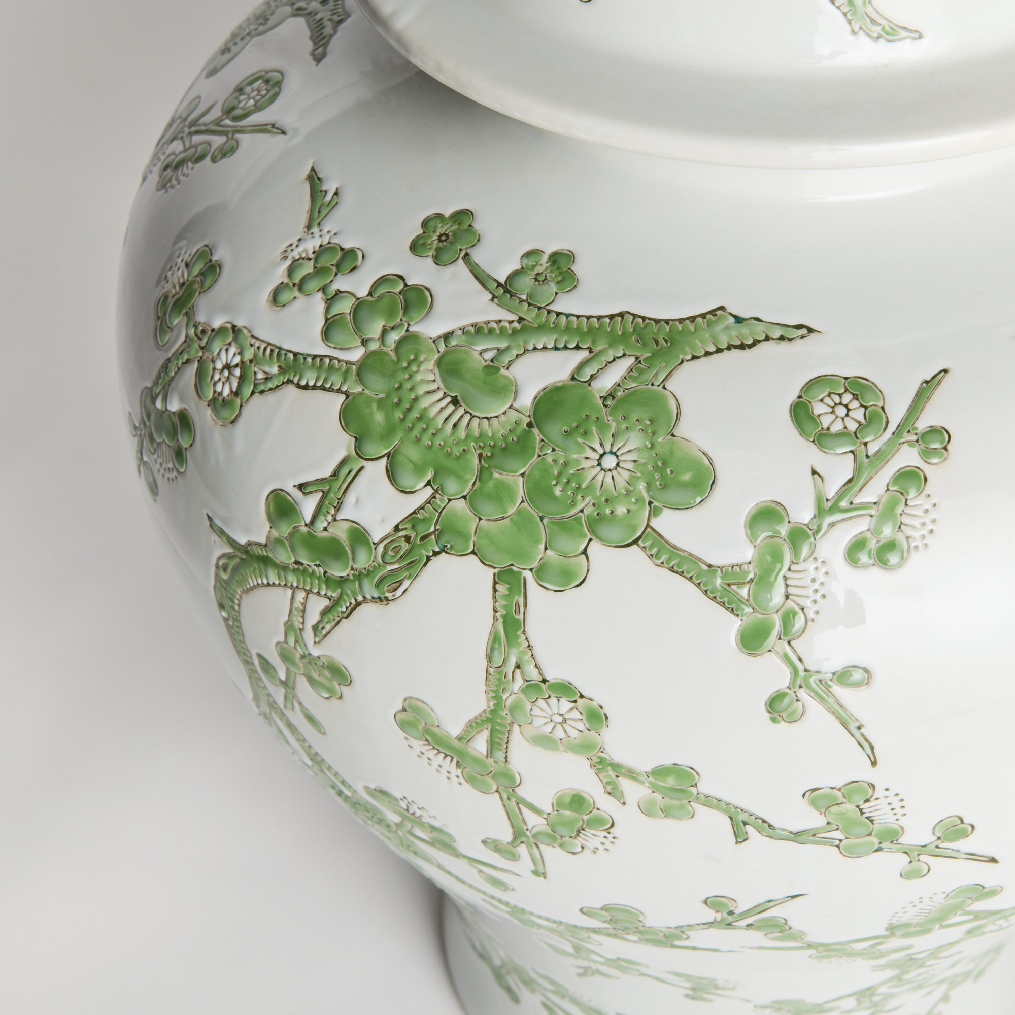 Imperial Empress Lidded Ginger Jar - Asian - Decorative Jars And Urns ...
