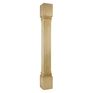 Hardware Resources P38-5-42 Fluted Edge Traditional Solid Wood - Table ...