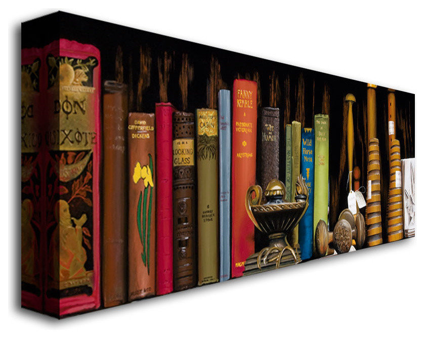 'Antique Store' Canvas Art by Roderick Stevens, 12" x 32 ...