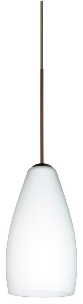 Karli 1 Light Pendant Lighting, Bronze - Contemporary - Pendant ...