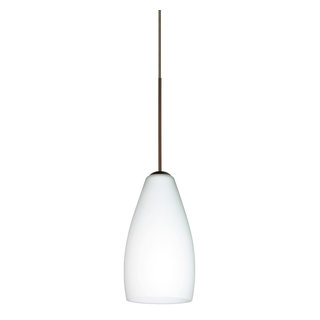 Karli 1 Light Pendant Lighting, Bronze - Contemporary - Pendant ...