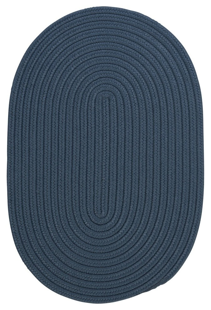 Boca Raton Rug, Lake Blue, 7'x9' Oval, 7'x9' Oval - Contemporary ...