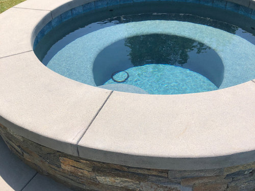 New spa coping cracked after a few days!! Please help!
