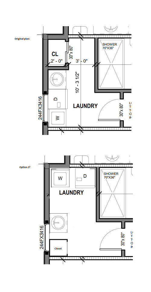 Laundry room floor plan advice?