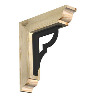 Bradford Traditional Ironcrest Bracket Single, 4" Thick, 18"x20 ...