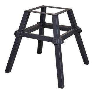 Tower End Table Base - Rustic - Table Tops And Bases - by The Iron ...