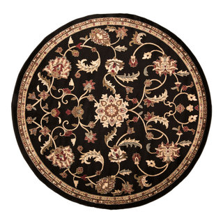Riley Area Rug, 8' Round - Traditional - Area Rugs - by Heaven's Gate ...
