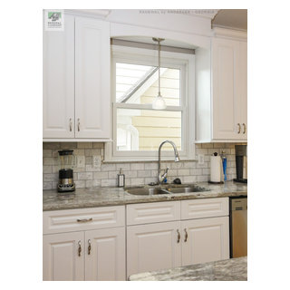Attractive Kitchen with New Double Hung Window - Renewal by Andersen ...