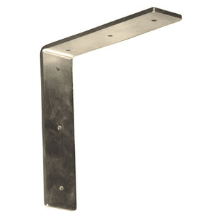 2"x20"x20" Hamilton Steel Bracket, Hammered Black, 2Wx8"Dx8"H ...