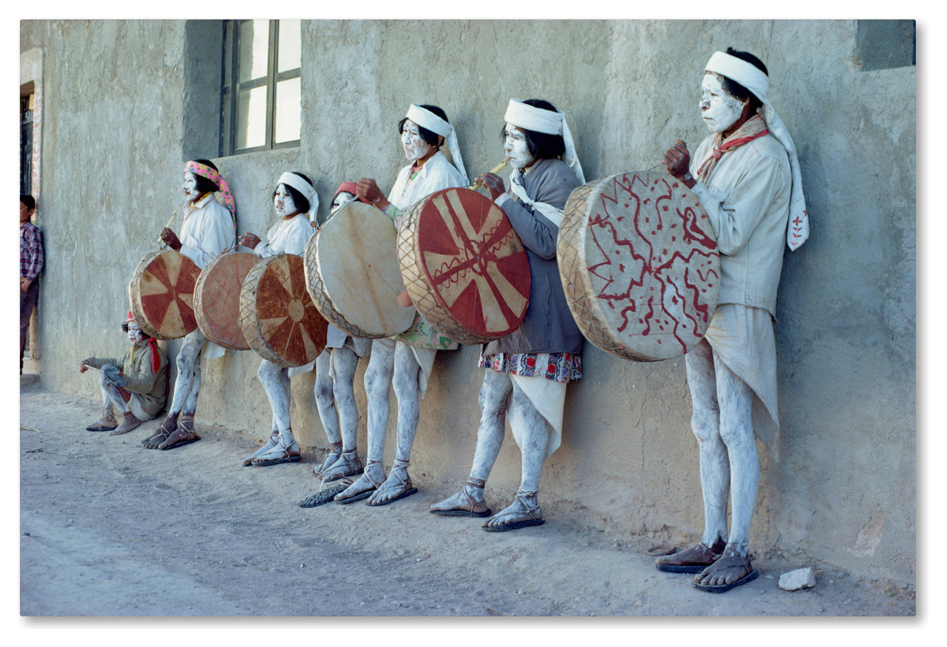 "Masked Drummers" by Robert Harding Picture Library, Canvas Art, 12"x19 ...