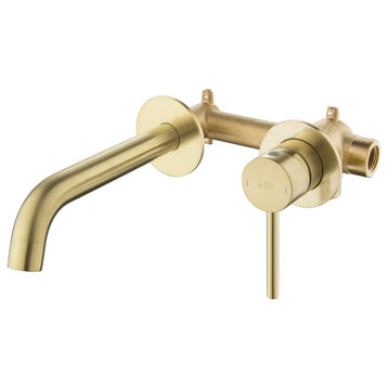 The 15 Best Single-Handle Wall-Mount Bathroom Sink Faucets | Houzz