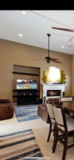 help with offset fireplace