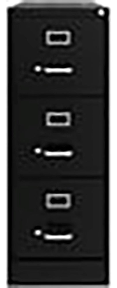 Pemberly Row 22" 3-Drawer Metal Vertical File Cabinet in Putty/Beige ...