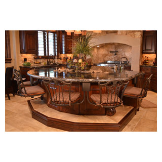 Kitchen Snack Bar Seating-METAL WITH WOOD SEATS - Contemporary ...