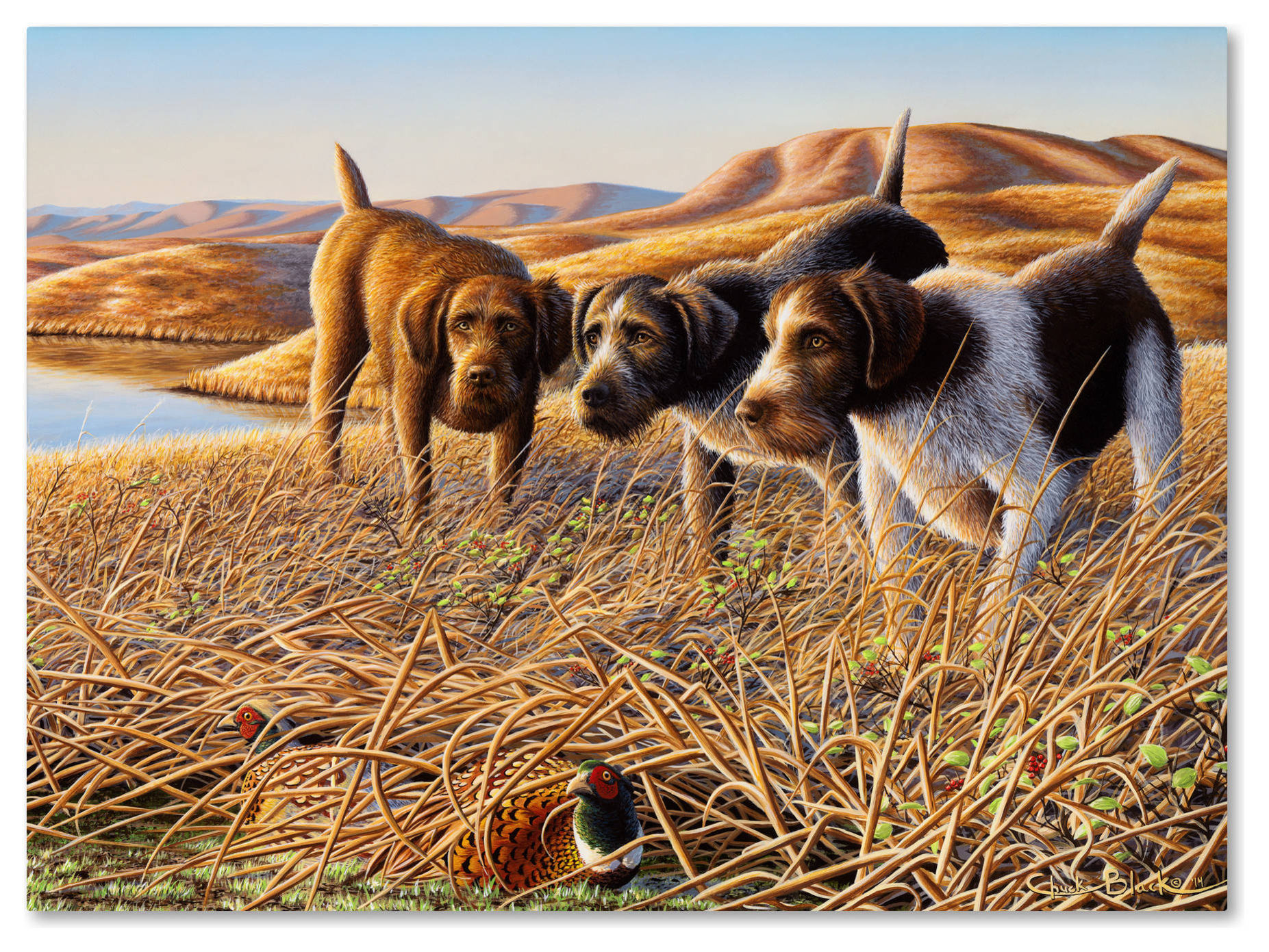 Chuck Black 'The Perfect Trio' Canvas Art, 32"x24" - Contemporary ...