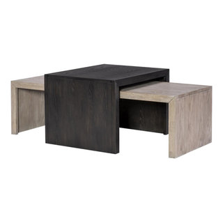 Halifax Nesting Cocktail Table, 2 Tables, Casters On Overlapping Table ...