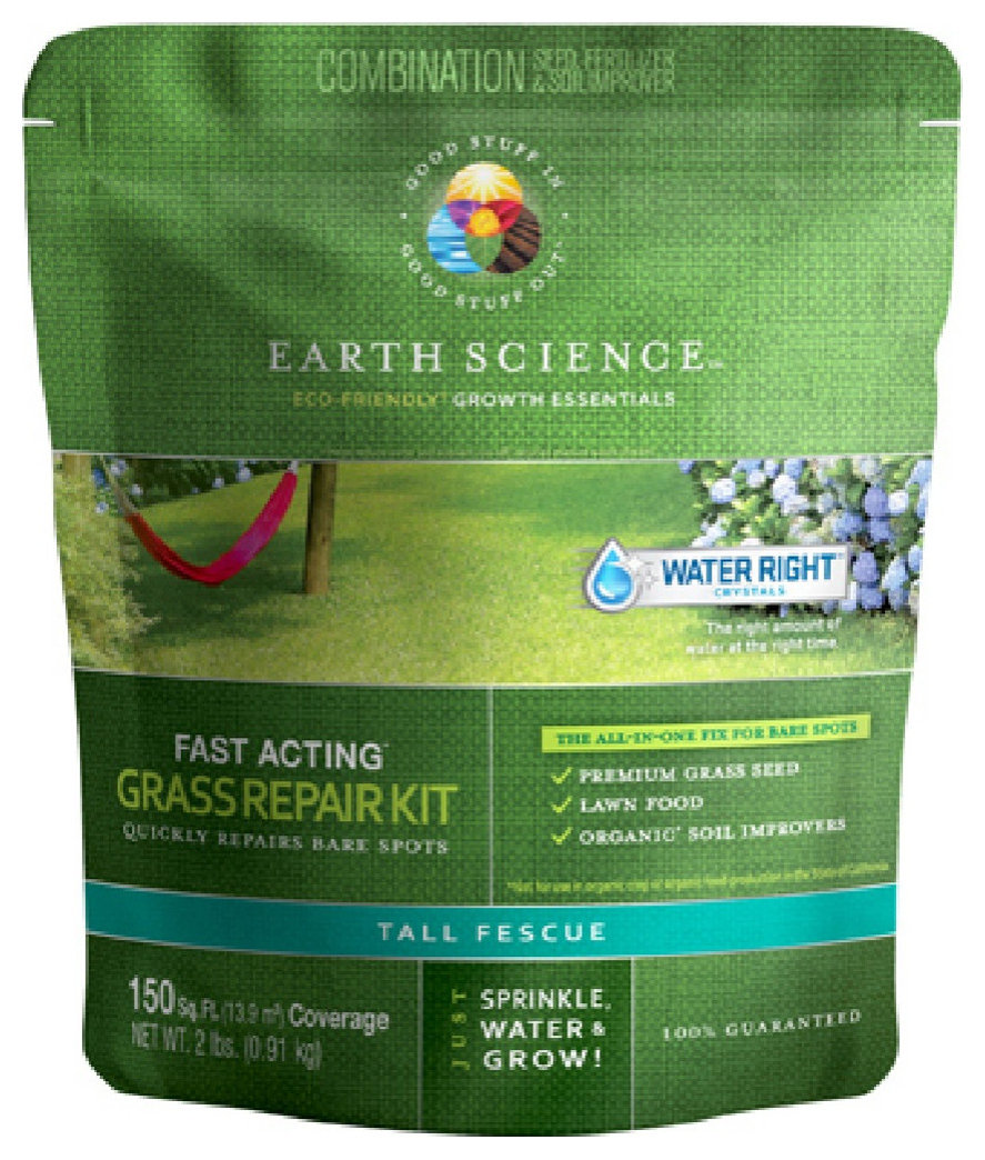 Earth Science 11874-8 Southern Triple Fescue Grass Repair Kit, 2 Lbs, 2 ...
