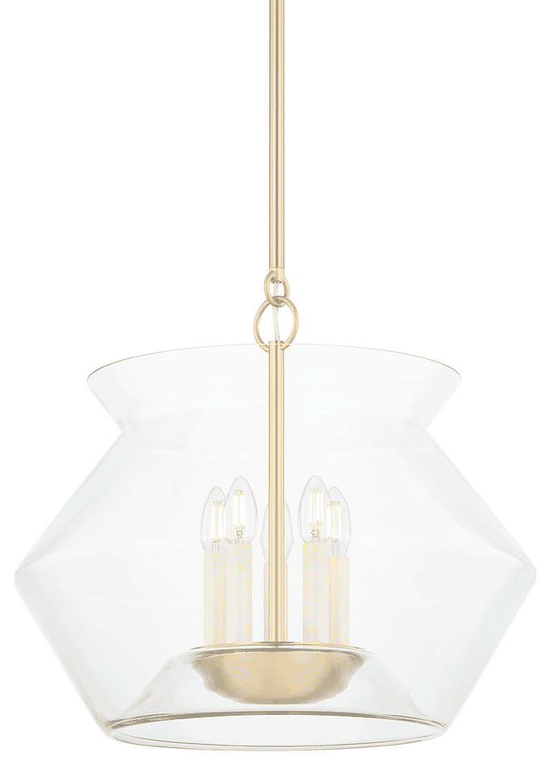 Edmonton Five Light Lantern - Transitional - Chandeliers - by Lights ...