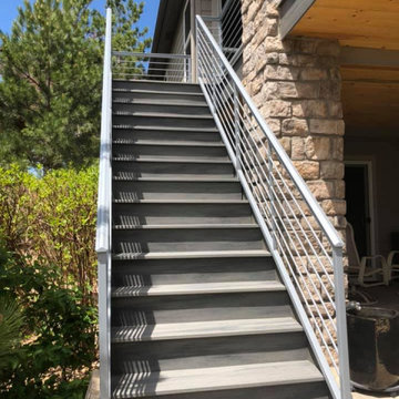 Angled Deck Stairs - Photos & Ideas | Houzz