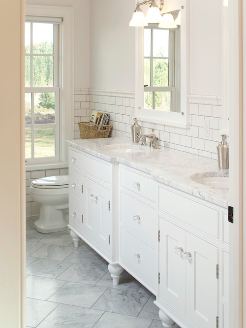 Diagonal Subway Tile | Houzz