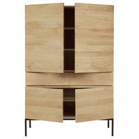 Oiled Oak Storage Cabinet | OROA Ligna - Contemporary - Storage ...