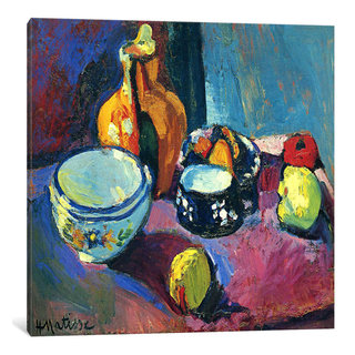 "Dishes & Fruit" by Henri Matisse, 12x12x0.75", 12x12x1.5" - Farmhouse ...