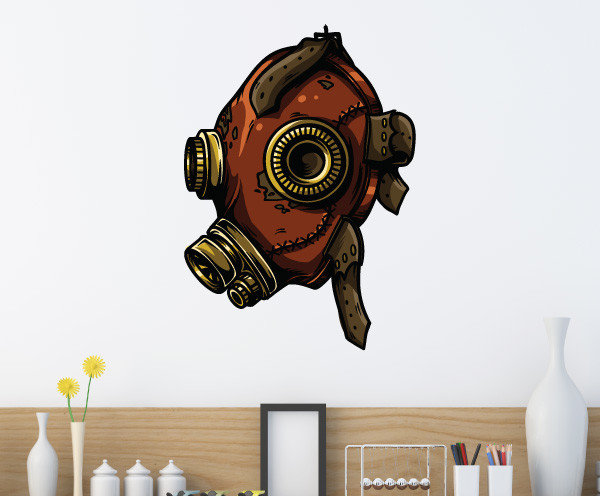 Nuclear Radiation Vinyl Wall Decal NuclearRadiationUScolor006, 10 in ...
