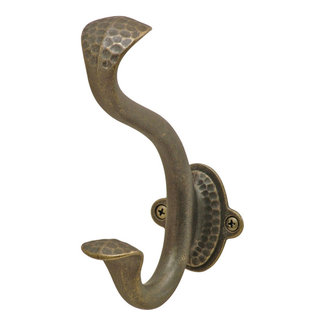 Craftsman Hook 1-3/8" Center to Center - Traditional - Wall Hooks - by ...