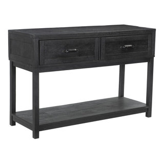 Surat Console Table Black - Transitional - Console Tables - by ...