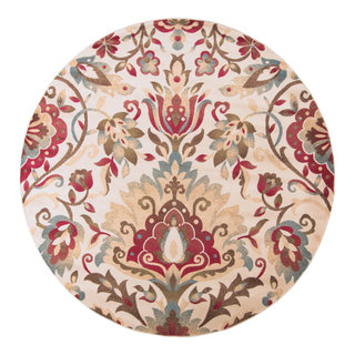 Riley Area Rug, 8' Round - Traditional - Area Rugs - by Homesquare | Houzz