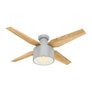 Hunter Cranbrook 52 Low Profile 52" Indoor Ceiling Fan - 4 ...