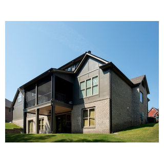 Steele Canyon Brick & Arriscraft Stack Ice Stone Home - Tennessee ...
