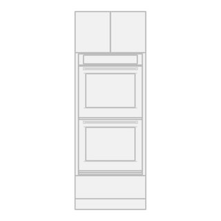 Wall Oven Tall Double 27w 84h Slab - Contemporary - Ovens - by Houzz 3D ...