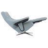Darwin Light Blue Recliner - Midcentury - Recliner Chairs - by World ...