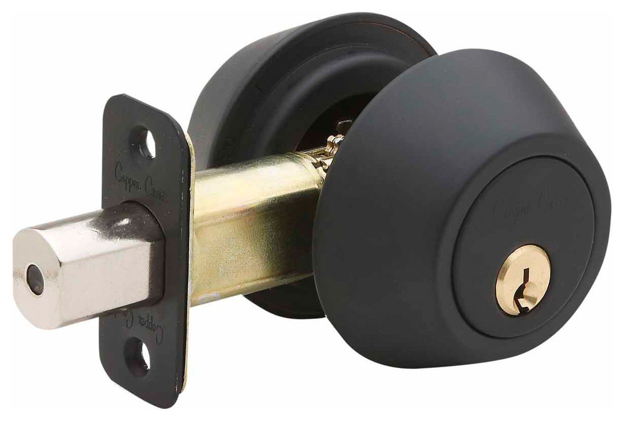 Double Cylinder Deadbolt - Transitional - Door Locks - by Copper Creek ...