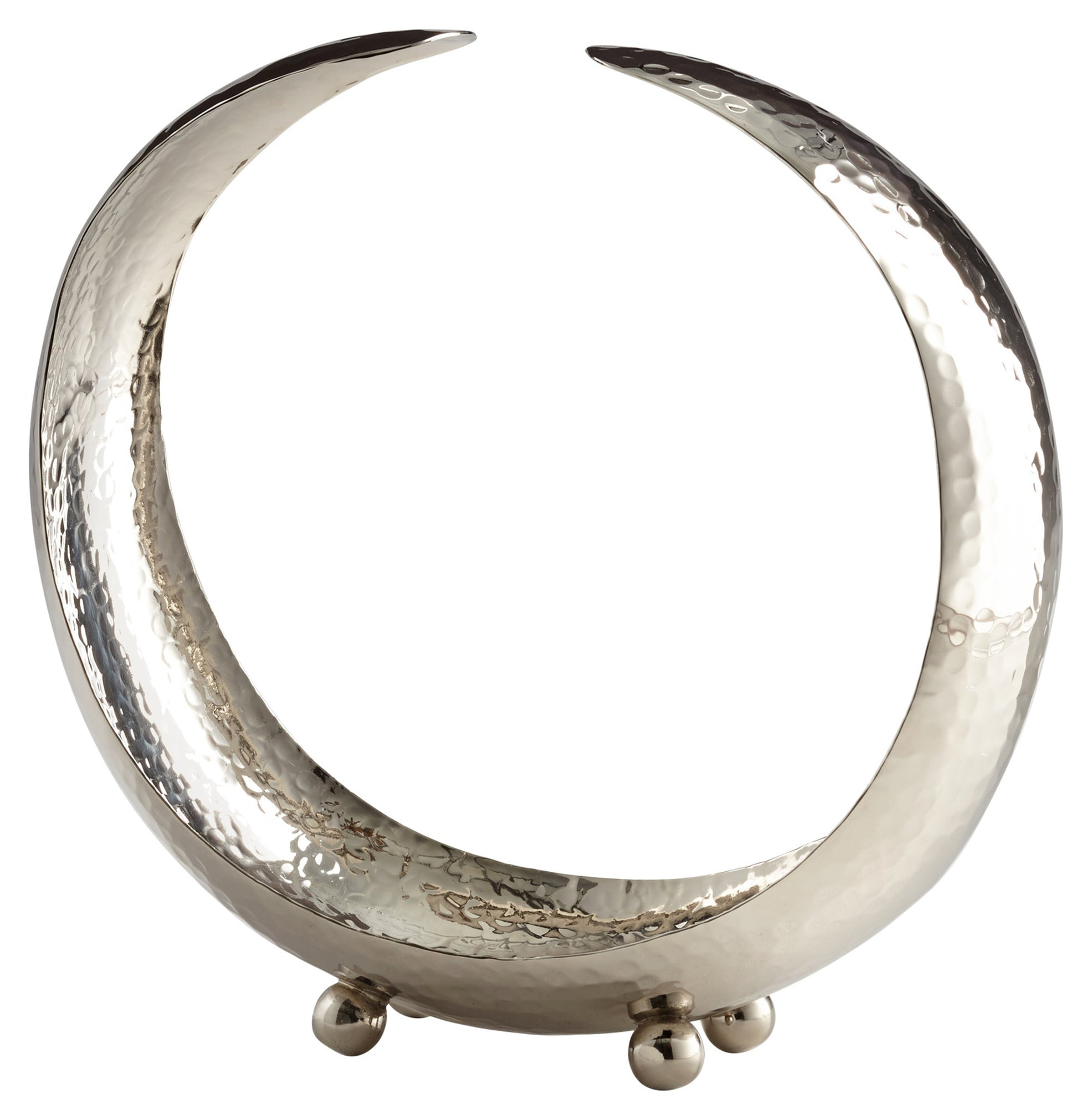 Cresent Tray, Nickel - Contemporary - Serving Trays - by Lights Online ...