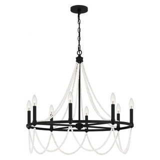 8 Light Chandelier In Transitional Style-29 Inches Tall and 30 Inches ...