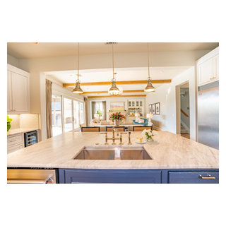 Open-Concept Kitchen and Great Room with Rustic Charm and Contemporary ...