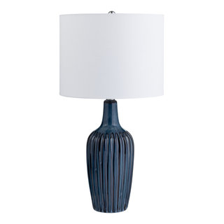 25.5"H Ceramic Table Lamp with Shade - Transitional - Table Lamps - by ...